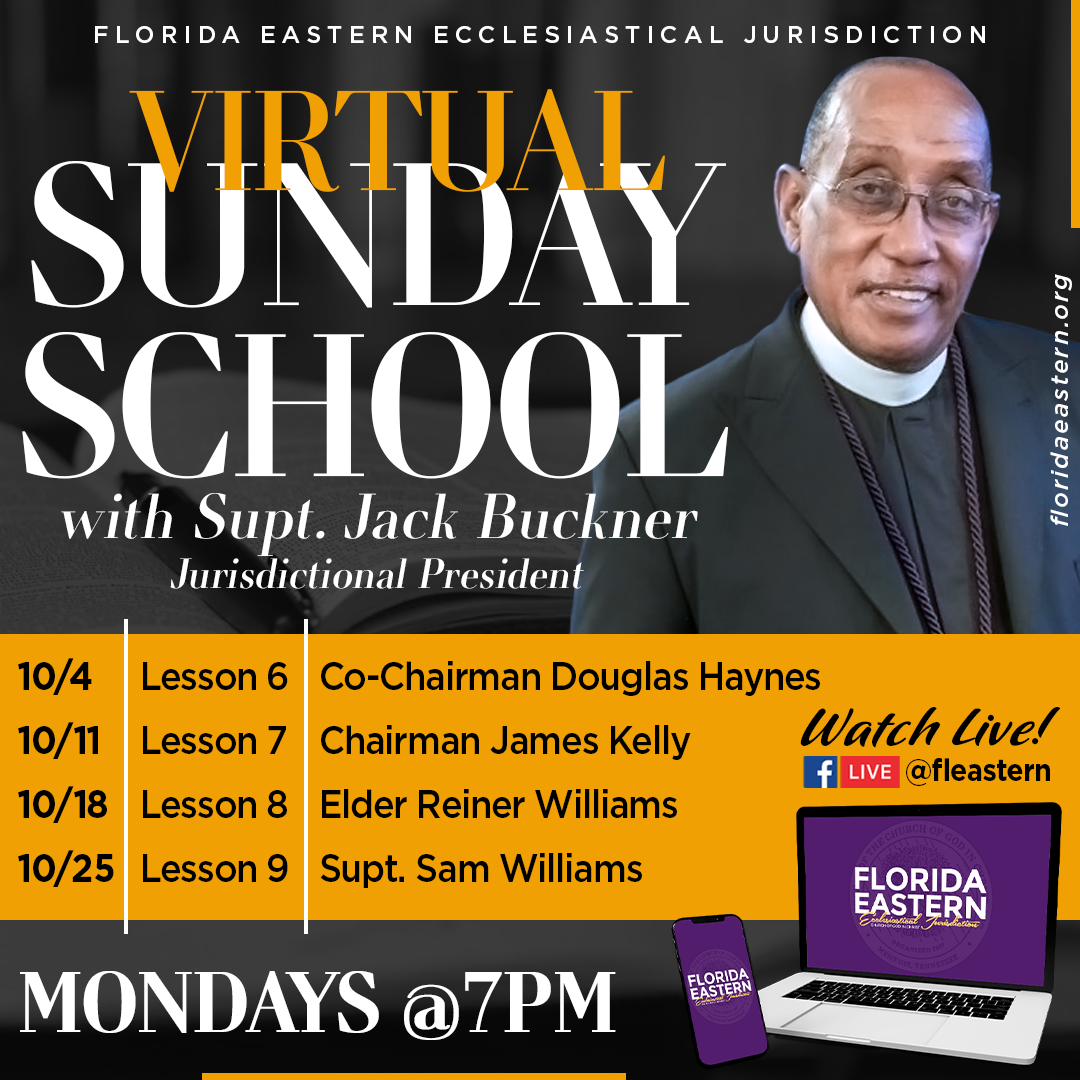 Virtual Sunday School Florida Eastern Jurisdiction COGIC Virtual Sunday School Florida Eastern Jurisdiction COGIC